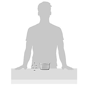 Winco Anti-Jamming Steam Pan, 1/6 by 4-Inch, Standard Weight