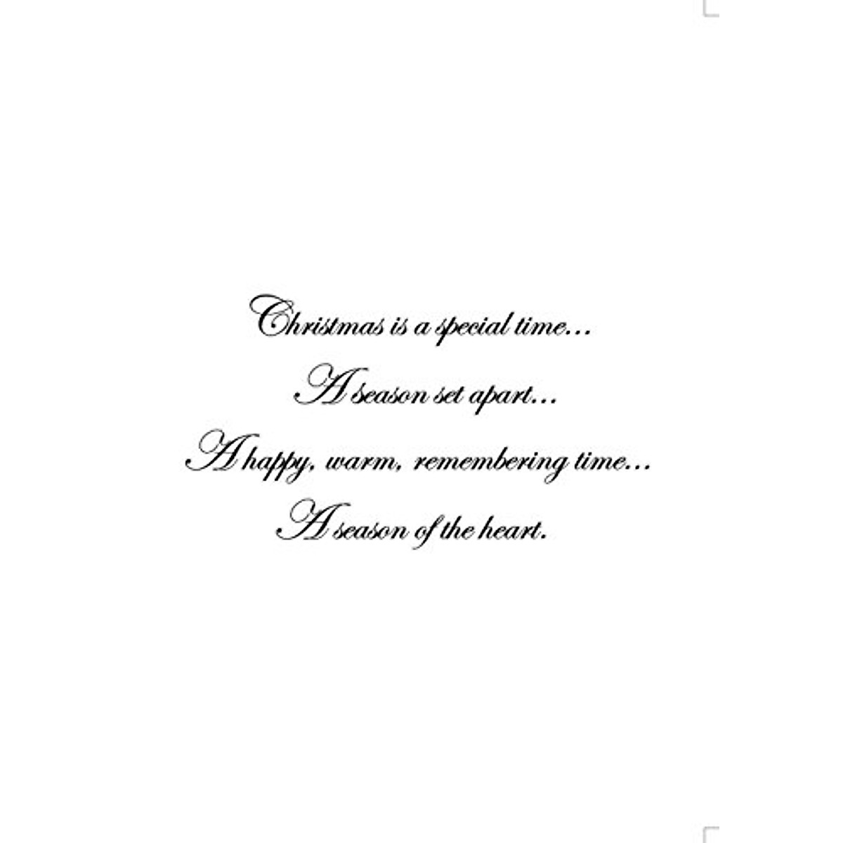 Premium Christmas Cards - 20 Pack - Traditional Christmas Tree with Gold Embossed Foil and Linen Texture - 20 Heavyweight Holiday Cards and Gold Foil Lined Envelopes