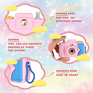 Chivao 24 Pcs Toy Camera Bulk, Camera Toy Set Return Gifts for Boys Girls Birthday, Mini Plastic Toy Camera Party Favors, Goodie Bag Fillers