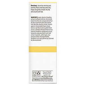Burt's Bees Skin Nourishment Eye Cream for Normal to Combination Skin, 0.5 Oz (Package May Vary)