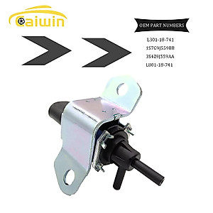 Intake Manifold Runner Control Valve Solenoid Compatible with Escape Focus Fusion Mazda 6 MX-5 Miata Tribute Mercury Mariner Replaces L301-18-741, 1S7G9J559BB, 3S4Z9J559AA, L801-18-741