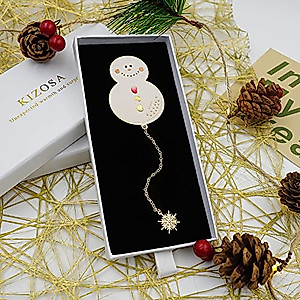 KIZOSA Metal Bookmark-Unique New Year Gifts- Cute Bookmarks for Women Kids Friends Teacher Girls- Book Markers Gifts for Book Lovers -Christmas Valentine Birthday Book Mark Gift