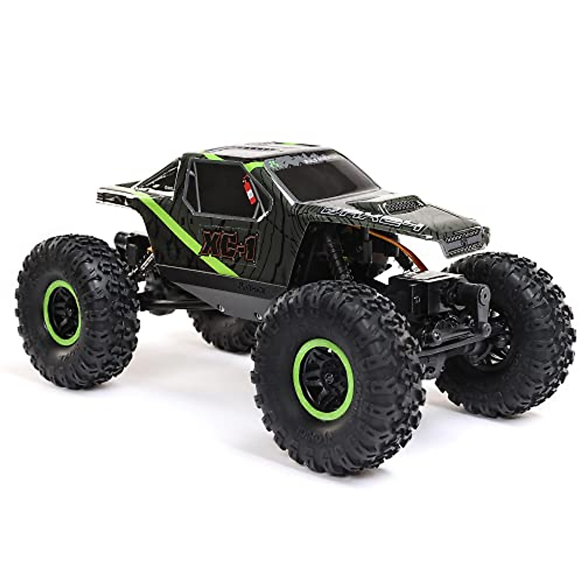 Axial RC Truck 1/24 AX24 XC-1 4WS Crawler Brushed RTR (Includes Everything Needed No Other purchases Required), Green, AXI00003T1