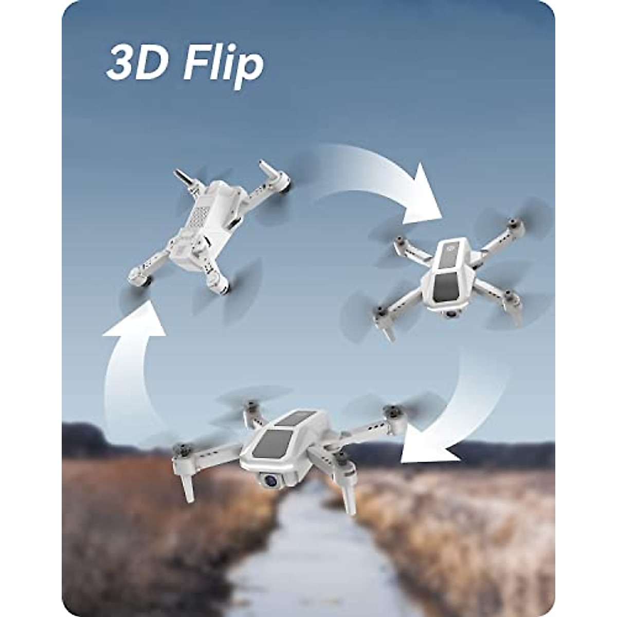 Holy Stone Drone with Camera for Adults, HS430 FPV HD 1080P Video Drones for Beginner, Foldable Hobby RC Quadcopter,Toys Gifts with Circle Fly, Throw to Go, 3 Batteries 39 Mins Long Flight Time