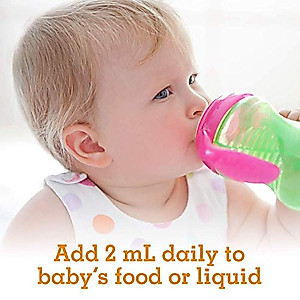 Garden of Life Baby Vitamin C Drops for Infants and Toddlers, Organic Whole Food Liquid Vitamin C 45mg Immune Support for Babies from Amla Fruit, Citrus Flavor, Vegan & Gluten Free, 56 mL (1.9 fl oz)