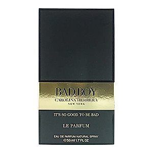 Carolina Herrera Bad Boy Le Parfum for Men Eau de Parfum Spray, 1.7 Ounce