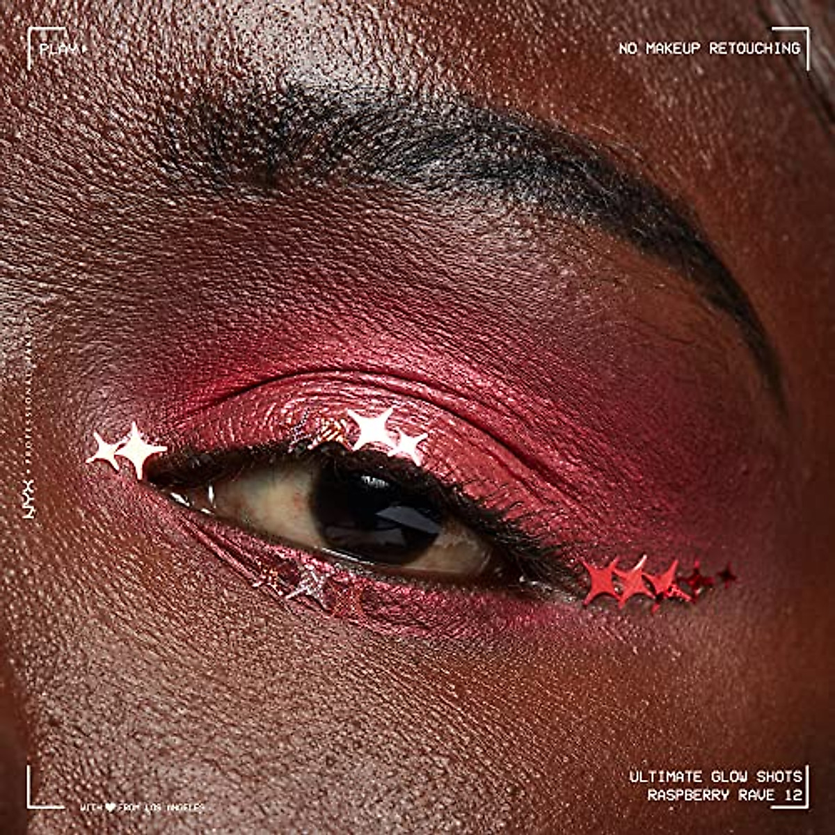 NYX PROFESSIONAL MAKEUP Ultimate Glow Shots, Liquid Eyeshadow, Long-Lasting Shimmer Eye Shadow with Vitamin C - Raspberry Rave