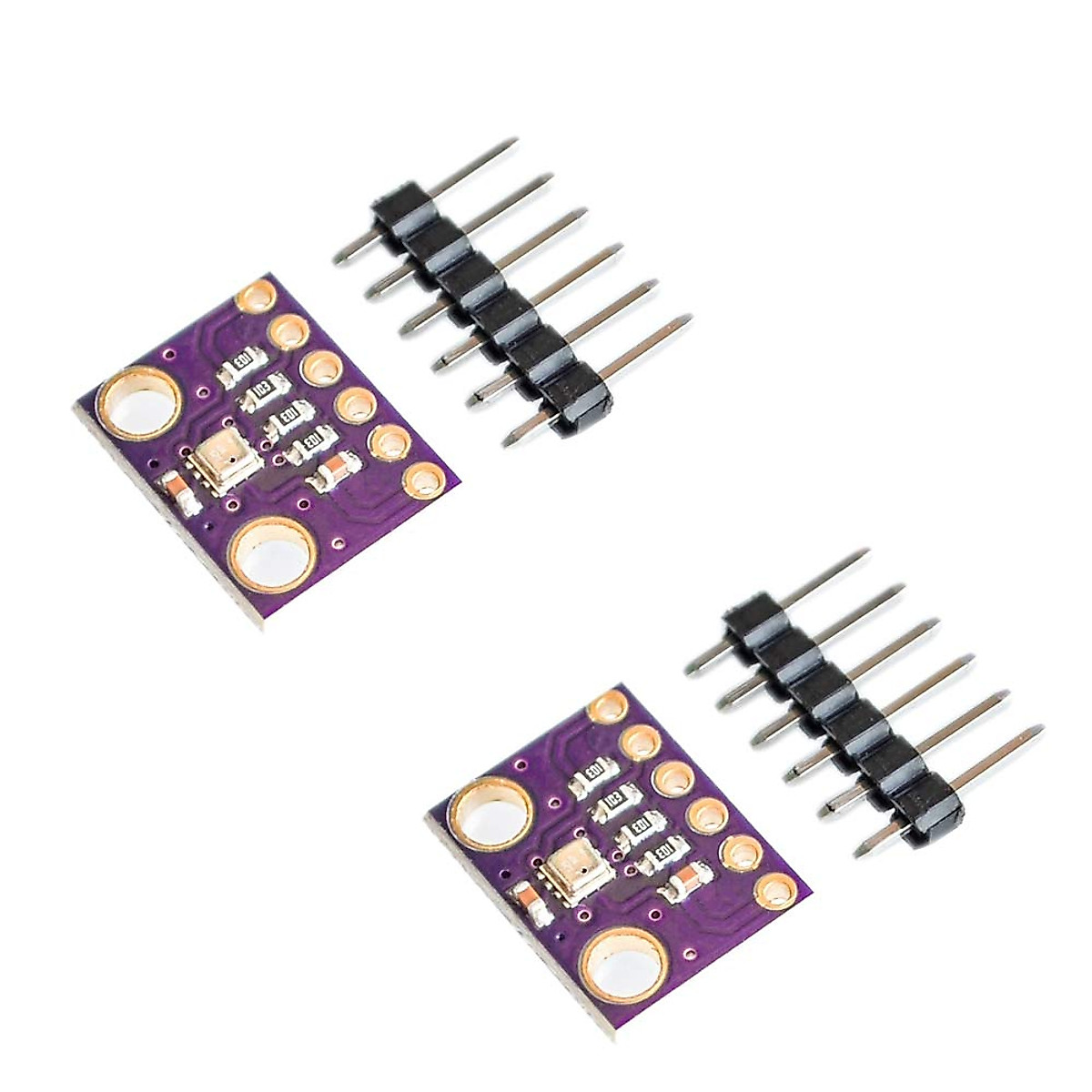 Comimark 2Pcs Breakout Temperature Humidity Barometric Pressure BME280 Digital Sensor Module for Arduino