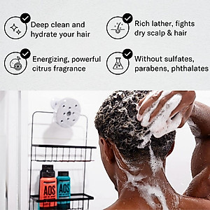 Art of Sport Men’s Shampoo and Conditioner (3-Pack) - Compete Scent - Sulfate Free Shampoo and Conditioner 2-in-1 with Natural Botanicals - Deep Cleanses Hair and Fights Dry Scalp - 13.5 fl oz