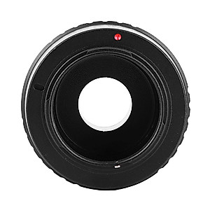 Dilwe Microscope Eyepiece Adapter, 23.2mm T-Mount Microscope Eyepiece, Metal Adapter Ring for M4/3 Mount Mirrorless Camera, Aluminum Alloy Adapters and Converters