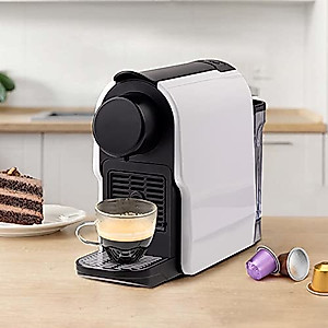 beanglass Espresso Mini Coffee Maker for Nespresso Pods, Capsule Coffee Machine Programmable Buttons for Espresso and Lungo, Premium Italian 20 Bar High Pressure Pump, Removable Water Tank, 1350W