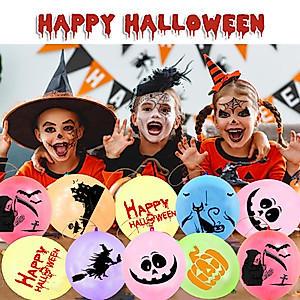 yuzshin 50PCS Halloween Punch Balloons for Kids,Halloween Party Game Favors, Halloween Giveaways, Trick or Treat Toys, Halloween Games, Kids Halloween Goodies