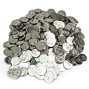 Brybelly 500-Count Cherry Slot Machine Tokens – Premium Pachislo & IGT Slot Machine Coins – Great for Casino Games & Skill Stop Slot Machines