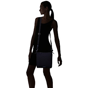 Vera Bradley Women's Microfiber Hadley Hipster Crossbody Purse, Navy, One Size