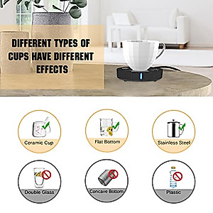 Coffee Warmer for Desk, Mug Warmer with Gravity Switch Suitable for Home and Office Use Cup Warmer for Coffee, Milk and Tea Christmas/Birthday Gift