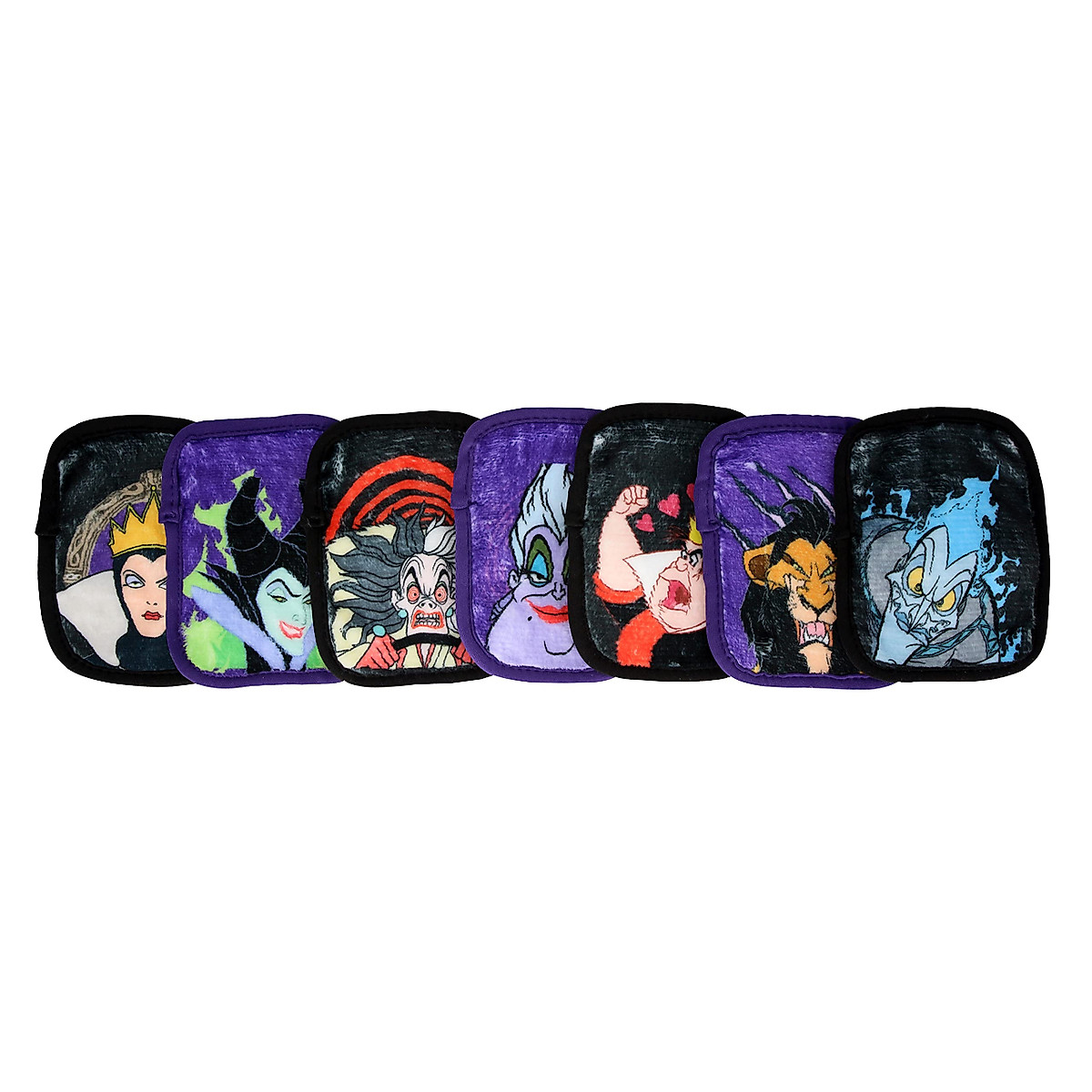MakeUp Eraser, 7-Day Set, Erase All Makeup With Just Water, Including Waterproof Mascara, Eyeliner, Foundation, Lipstick, and More, Disney Villains, 7 ct.