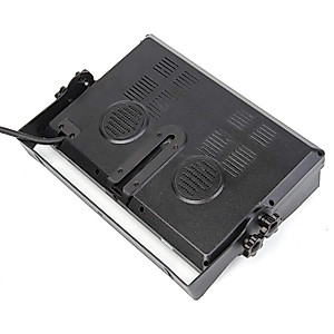 Yasoca 9" TFT LCD Car Rearview Quad Split Monitor,Remote Control, 4 Channels 4-PIN Connector Video Inputs Shockproof - 12V-24V 800480HD Screen w/Sunshade Anti-Glare
