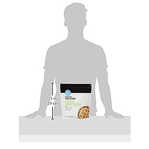 Amazon Brand - Happy Belly Granulated Zero Calorie Stevia Sweetener Packet, 9.7 ounce (Pack of 1)