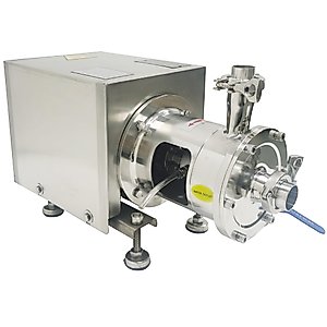 HQHAOTWU High-shear Emulsifying Pump Pipeline Emulsion Pump Single Stage Pipeline Stainless Steel 304 Mixing Emulsifying Mixer Flow Range 0-3m3/h 2900r/min for Mixing Dispersion Emulsification 110V