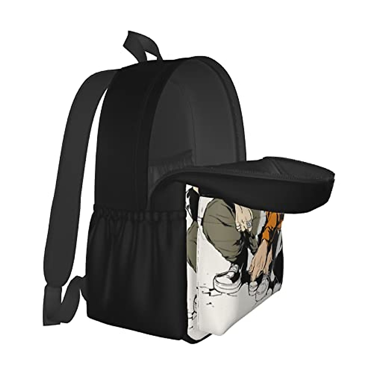 Anime Backpack Canvas School Backpack 3d Print Laptop Bag Large Casual Daypack For Boys Girls 17 Inch，color 6