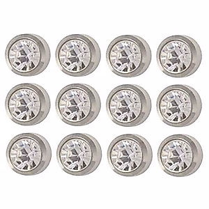 Studex Stainless Steel Bezel Setting with 3MM April Crystal Ear Piercing Stud (Dozen)