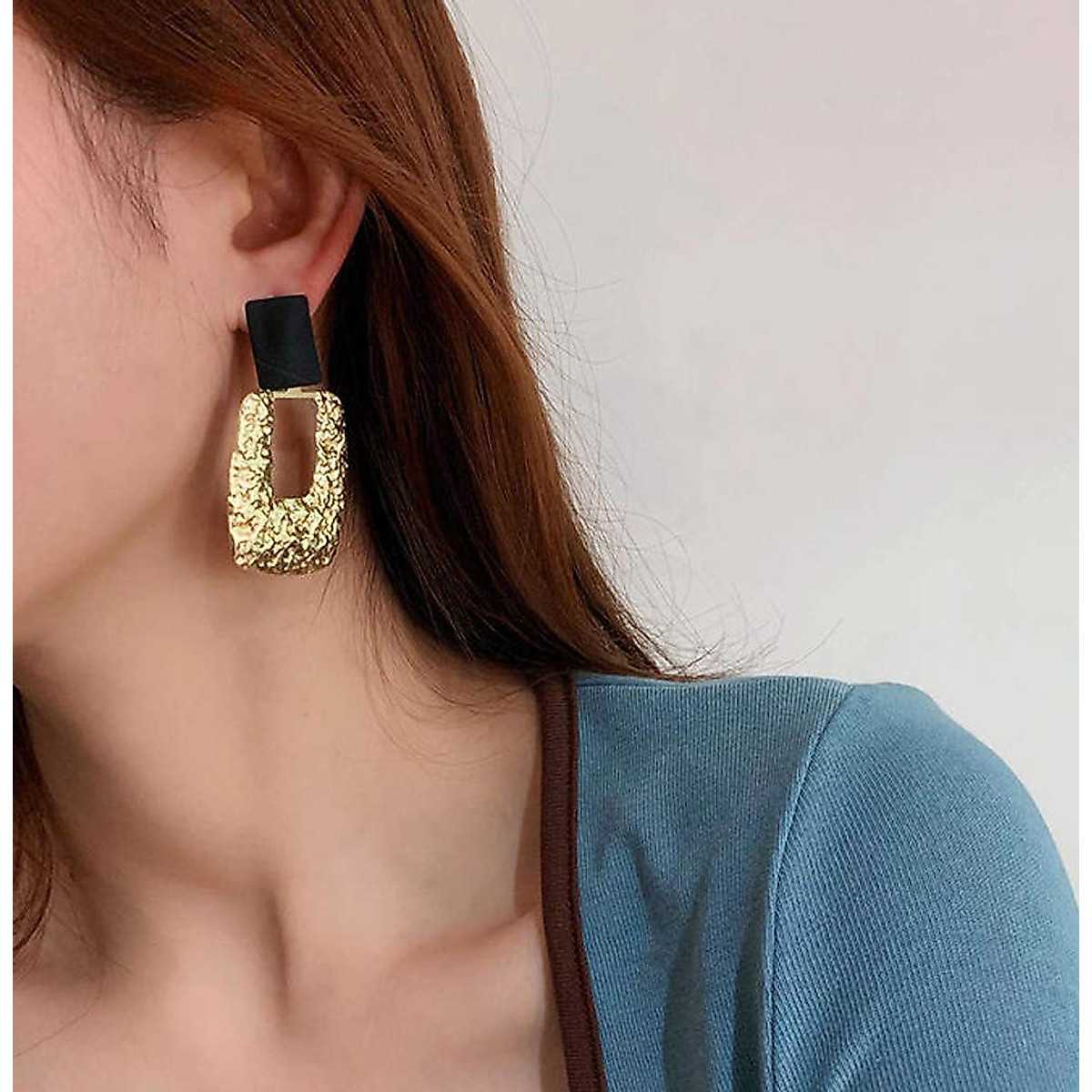 Exaggerated Long Dangle Earrings with Fashion Elements S925 Silver Needle 14K Gold Plated for Women Girl Gifts Present Valentines Birthday Anniversary Mothers Day Christmas