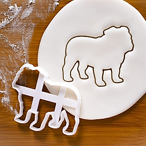 English Bulldog Silhouette cookie cutter, 1 piece - Bakerlogy