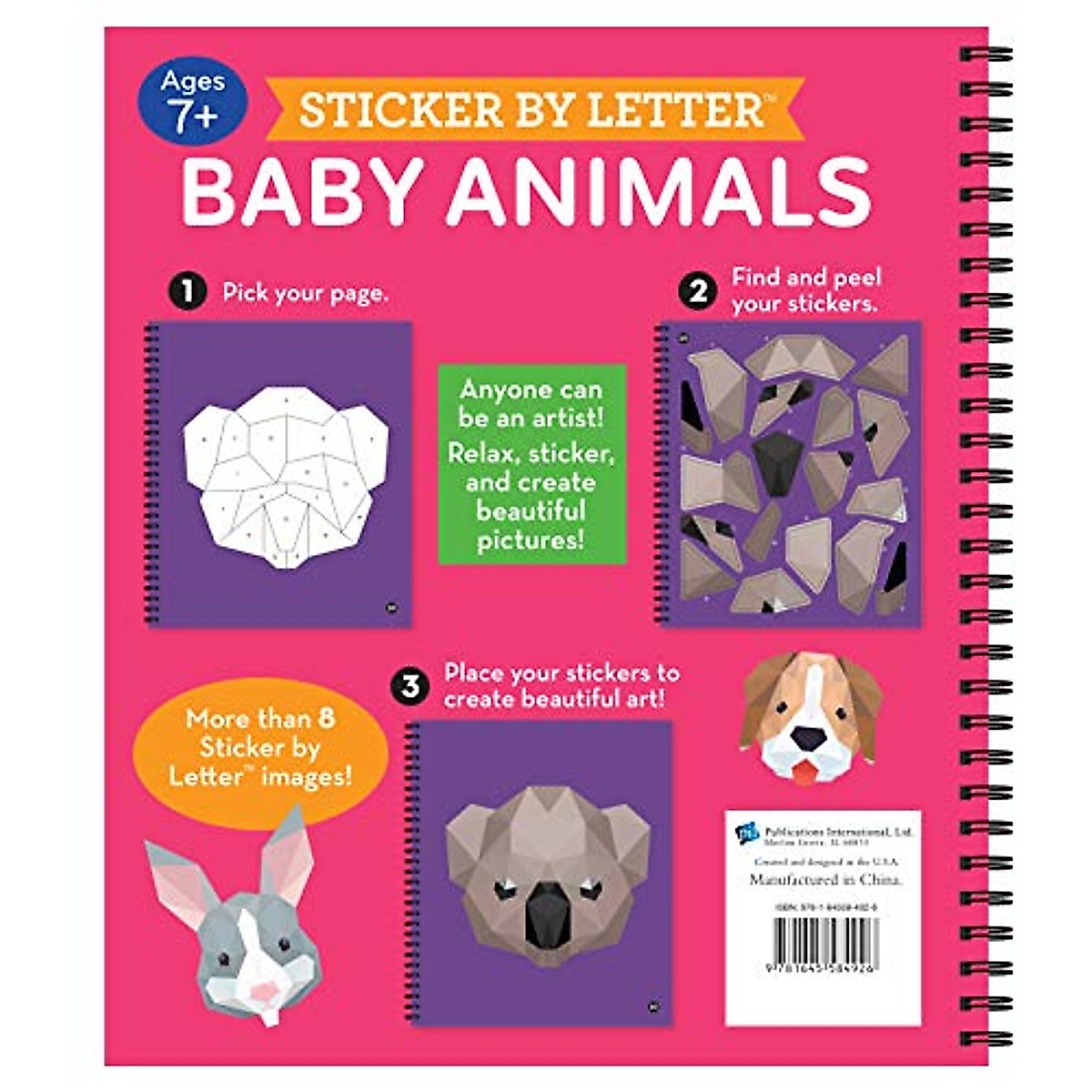 Brain Games - Sticker by Letter: Baby Animals
