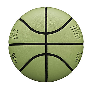 Wilson Luminous Glow Basketball - Size 7 - 29.5", Green