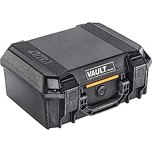 Vault by Pelican - V200 Multi-Purpose Hard Case with Foam (Black)