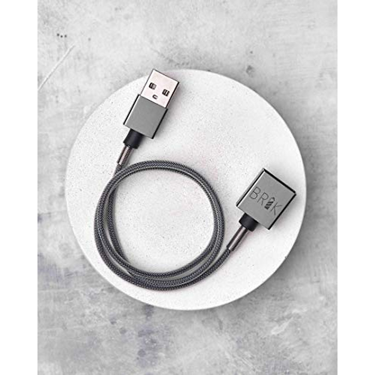 Magnetic USB Charging Cable - Fast Charger - Braided Cord with Reinforced Springs (1 Pack), Laptop
