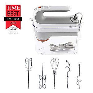 Oster HeatSoft Hand Mixer, One Size, gray