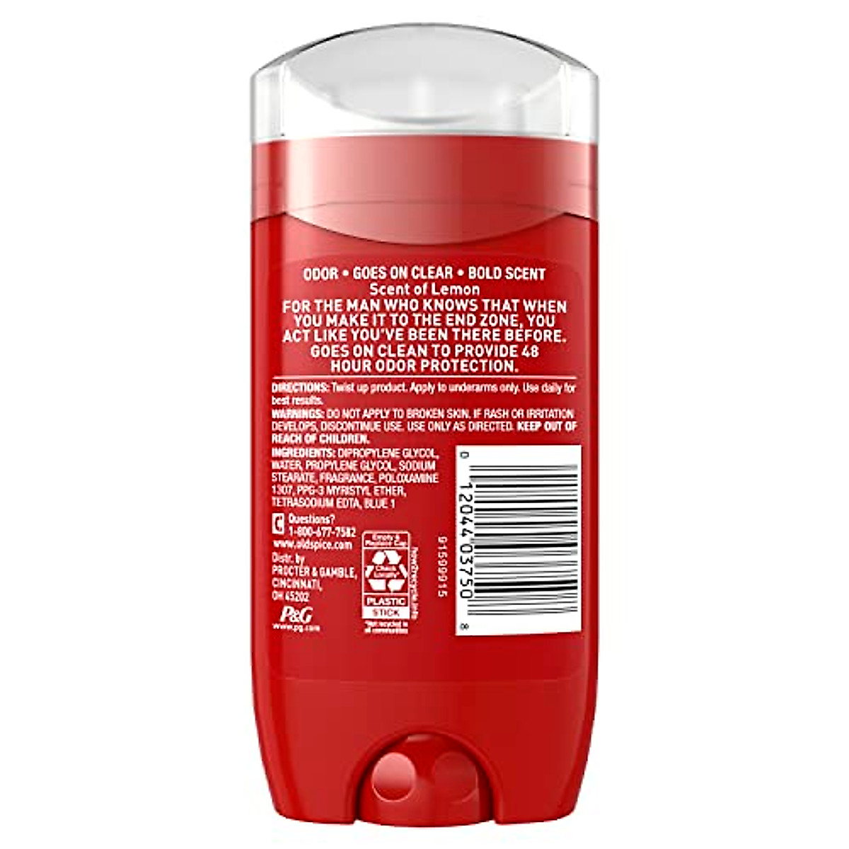 Old Spice Deodorant for Men Pure Sport Scent Red Zone Collection 3 Oz (Pack of 3) Packaging May Vary