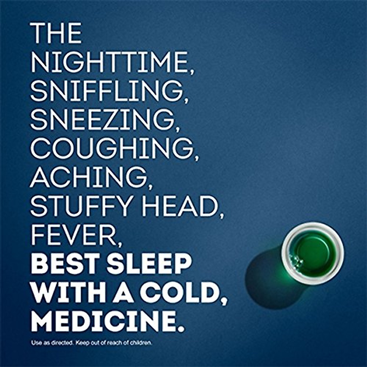 Vicks NyQuil Cough Cold and Flu Nighttime Relief (Severe Original, 3 PK)