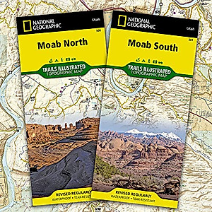 Moab [Map Pack Bundle] (National Geographic Trails Illustrated Map)