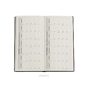 Paperblanks 12 Month Planners 2023 Bavarian Wild Flower | Horizontal | Slim (95 × 180 mm)