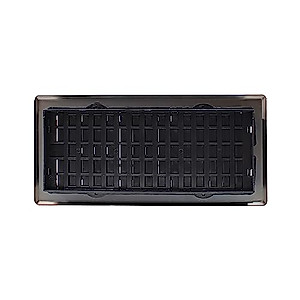 Decor Grates AJH410-RB Oriental Floor Register, 4x10 Inches, Rubbed Bronze Finish