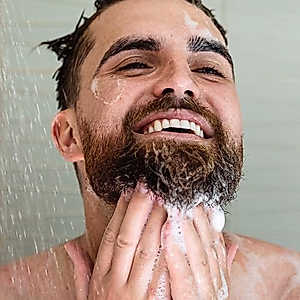 Every Man Jack Beard + Face Wash - Subtle Sea Salt Fragrance - Deep Cleans, Conditions, and Softens Your Beard and Skin Underneath - Naturally Derived with Coconut Oil, and Glycerin - 6.7-ounce - 2pk