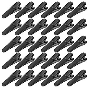 Earphone Mic Cord Clip:Headphone Mount Cable Clothing Clip Fixing Earphone/Microphone Cord for 1.5mm Diameter Round Wire,100 pcs