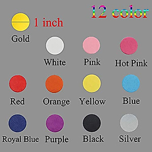 Gold Confetti 1 inch Table Confetti Glitter 5000 pcs for Wedding Party Decoration or Filled Balloons