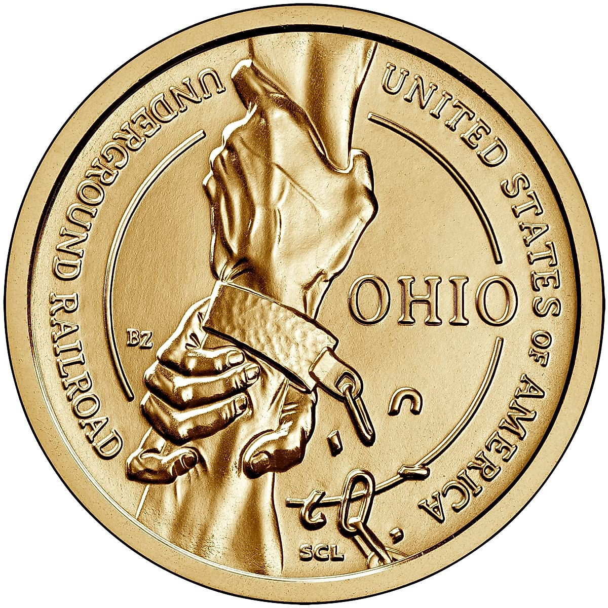 2023 P, D American Innovation Ohio - Underground Railroad - $1 Coin - P and D 2 Coin Set Dollar US Mint Uncirculated