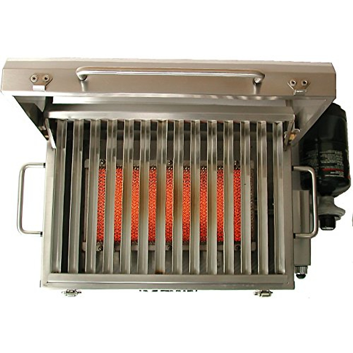 Solaire SOL-EV17A Everywhere Portable Infrared Propane Gas Grill, Stainless Steel