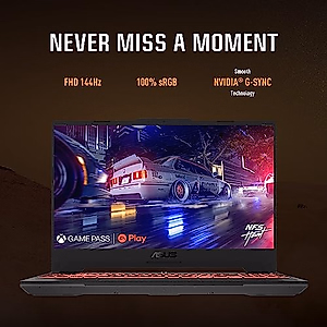 ASUS TUF Gaming A15 (2023) Gaming Laptop, 15.6” FHD 144Hz, 100% sRGB Display, GeForce RTX 4050, AMD Ryzen 7 7735HS, 16GB DDR5, 1TB PCIe SSD, Wi-Fi 6E, Windows 11, FA507NU-DS74,Mecha Gray
