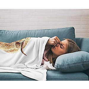 Flannel Fleece Blankets Throws Mother's Day Wildlife Yak with Baby Lightweight Breathable Warm Cozy Throw Blanket Scottish Highland Cow Bedcover Perfect for Couch, Sofa, Bed Fit All Seasons