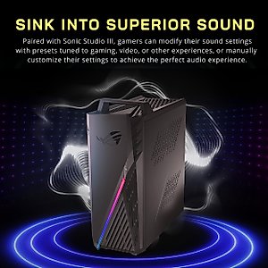 Asus 2022 ROG Gaming Desktop, Intel Core i7-12700F Processor, 32GB DDR4 RAM, 1TB PCIe SSD + 1TB HDD, NVIDIA GeForce RTX 3060 12G DDR6, Win 11 Pro, Black, 32GB Snowbell USB Card