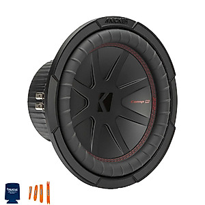 KICKER 48CWR104 CompR 10" Subwoofer, DVC, 4-ohm