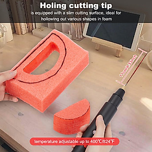 Hot Wire Foam Cutter - 4 in 1 Electric Cutting Machine Pen Tools Kit, 100-240V / 28W Styrofoam Cutting Pen with Versatile Tips and Carrying Case, Heated Foam Carving Knife Kit