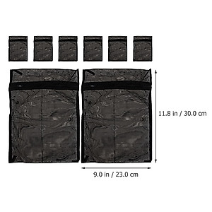 8Pcs Mesh Laundry Bags Travel Storage Clothes Organizing Bag with Zippers Washing Bags for Underwear Lingerie Bras Hosiery Socks