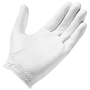 TaylorMade Tour Preferred Glove (White, Right Hand, Medium), White(Medium, Worn on Right Hand), Women's
