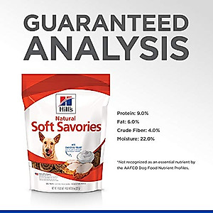 Hill's Soft Dog Treats, Soft Savories with Chicken & Yogurt Dog Snacks, Healthy Dog Treats, 8 oz. Bag